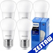 SADA 5x LED žárovka Philips E27 5W 470lm 2700K EyeComfort CorePro P45