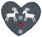 Plstěná podložka Reindeer grey 20x20, Klippan Švédsko