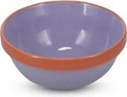 Oranžová/fialová miska z kameniny 710 ml Duo – ONA