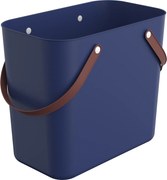 Rotho Nákupní taška, kabelka, plastová MULTIBAG, dl. uši - tm.modrá, 25l