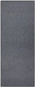 BT Carpet, Kusový koberec Bouclé 104435 Anthracite, 67x200, šedá, chodba / předsíň
