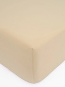 MK Lůžkoviny Jersey prostěradlo Classic 120 x 200 cm – béžová