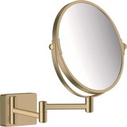 Hansgrohe AddStoris, kosmetické zrcadlo Ø188 mm, kartáčovaný bronz, HAN-41791140