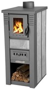 Krbová kamna Pro Lava Ceramic, 6,5 kW, 120 mm, šedá