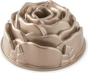 Pečicí forma nordic ware forma na bábovku rose měděná