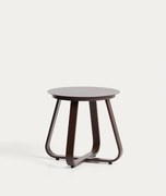 Kovový kulatý zahradní stolek ø 48 cm Tamaris – Kave Home