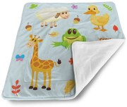 Sablio Deka pro miminko Zvířátka 3 - 80x100 cm