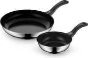 Nerezové pánve v sadě 2 ks s keramickým povrchem ø 28 cm Devil – WMF