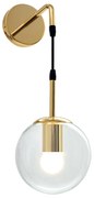 Toolight Moderní nástěnná lampa zlatá APP685-1W