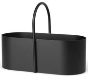Ferm Living Designový organizér Grib Toolbox Black, černá barva, kov