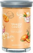 Yankee Candle vonná svíčka Signature Tumbler ve skle velká Mango Ice Cream 567g