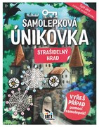 Samolepková únikovka Strašidelný hrad 20x26cm CZ verze