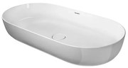 Duravit Luv umyvadlo na desku 80x40 cm bez otvoru pro baterii, bez přetoku 0379800000