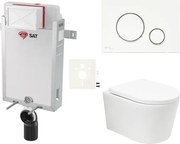 Závěsný WC set k zazdění SAT BREVIS SIKOSZBRTOR70