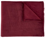 Červený přehoz z mikroplyše 200x240 cm Raschel – Catherine Lansfield