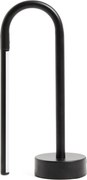 Černá kovová LED stolní lampa (výška 30 cm) Bow – Kave Home