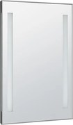 Aqualine Aqualine, LED podsvícené zrcadlo 50x70cm, knoflíkový vypínač, ATH5