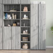 Skříň highboard šedá sonoma 40 x 41 x 185 cm kompozitní dřevo