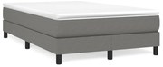 Box spring postel s matrací tmavě šedá 120x190 cm textil 3269658