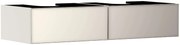 Hansgrohe Xevolos E - Umyvadlová skříňka, 28x137x55 cm, 2 zásuvky, matná béžová/metalická béžová 54317790