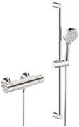 Hansa Basic - Sprchový set s termostatem, 3 proudy, chrom 55150131
