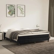 Rám postele s boxspringem černý 180 x 200 cm samet 3120786