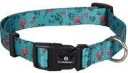 Obojek nylon Samar tyrkysový S 1,5x30-45cm Flamingo