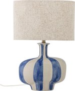 Keramická stolní lampa s textilním stínidlem (výška 46 cm) Alida – Bloomingville