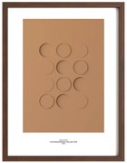 Idealform Poster no. 4 Shadow forms Barva: Terracotta, Velikost: 300x400 mm