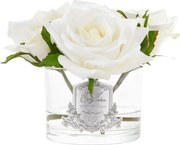 Côte Noire Five Roses kytice parfémovaných růží Ivory White