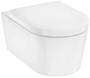Hansgrohe EluPura S - Závěsné WC se sedátkem SoftClose, Rimless, AquaHelix Flush, HygieneEffect, EcoSmart, bílá 62055450