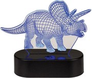 Dětská lampička 3D TRICERATOPS