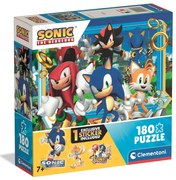 Clementoni - Puzzle 180 Sonic the Hedgehog 4