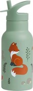 A Little Lovely Company - nerezová lahev na pití, 350 ml  - kamarádi z lesa