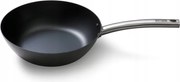 Pánev wok z uhlíkové oceli nepřilnavá Skottsberg Carbon 28 cm K3