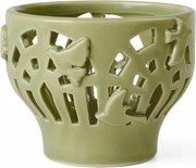 Kähler Orangery Svícen Tealight 9,5 cm zelený
