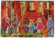 MARIONETINO Loutky a kulisy k pohádce PERNÍKOVÁ CHALOUPKA