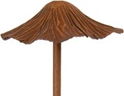 Rustikální rezavý kovový zápich houba - Ø 12*40 cm