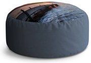Sablio Taburet Circle Západ slunce nad molem: 38x48 cm