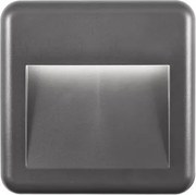 NV 812302 Venkovní nástěnné svítidlo PULSAR tmavě šedý ABS LED 4W 3000K 220-220V 32st. IP54 - NOVA LUCE