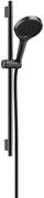 Hansgrohe Rainfinity - Set sprchové hlavice, tyče a hadice, 3 proudy, EcoSmart, kartáčovaný černý chrom 28746340