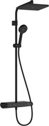 Hansgrohe Activera Q - Sprchový set s termostatem, 29x18 cm, 2 proudy, EcoSmart, matná černá 28648670
