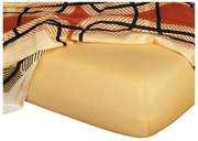 DADKA Jersey prostěradlo okr Rozměr 90x200x20 jednolůžko