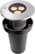 IMPR 100133 LED Zápustné zemní svítidlo 3x3W teplá bílá kulaté pojezdové - DEKOLIGHT