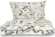 Kvalitex Flanelové povlečení VĚTVIČKA zelená 1x 140/200, 1x 70/90cm