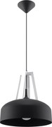 Sollux Lighting Závěsné svítidlo CASCO černá/bílá