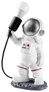 Dětská lampička ASTRONAUT 1xE27/40W/230V stříbrná/bílá