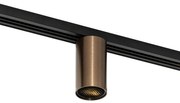 Moderní bodové světlo tmavě bronzové pro 1-fázový kolejnicový systém GU10 35mm - Iconic Ruby Honey