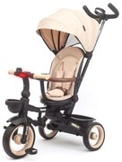 Luxusní dětská tříkolka s osvětlením Milly Mally Twinkle beige