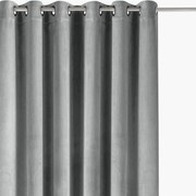 Šedý sametový dimout závěs 400x300 cm Velto – Filumi